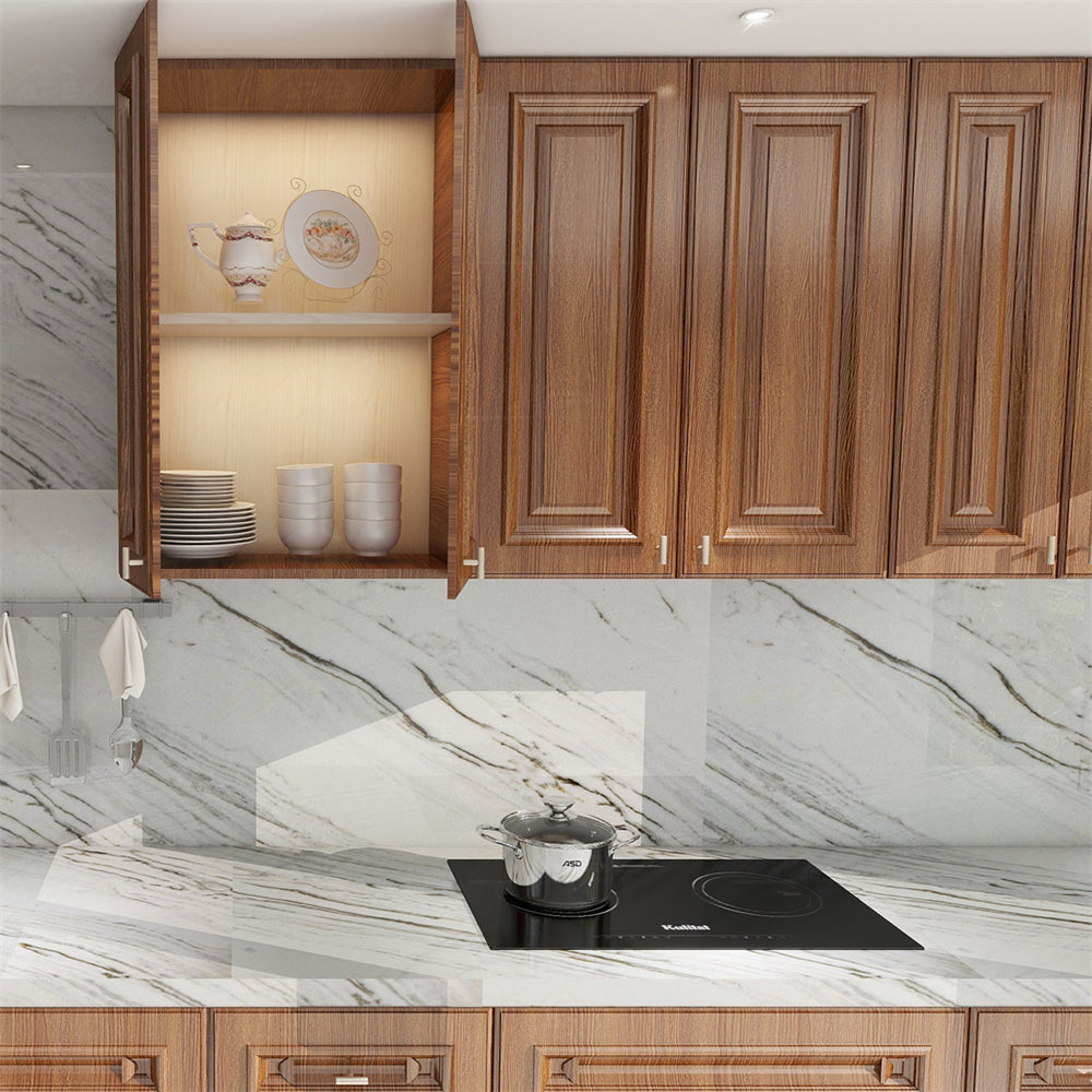 Charleston Saddle Shaker 10 x 10 Kitchen Combo - Apex Stone & Cabinet