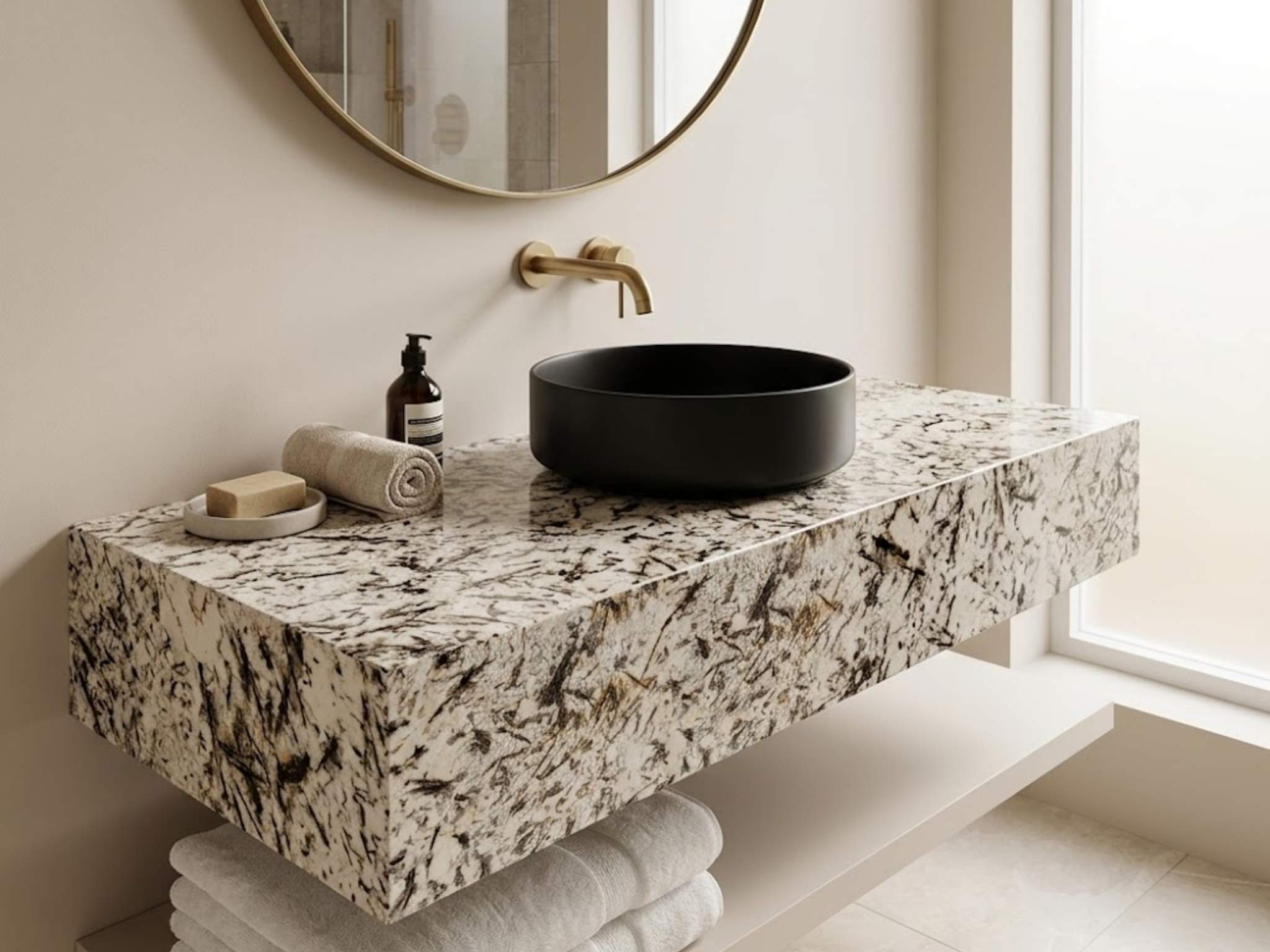 Delicatus Gold Granite Countertop | Apex Granite Outlet