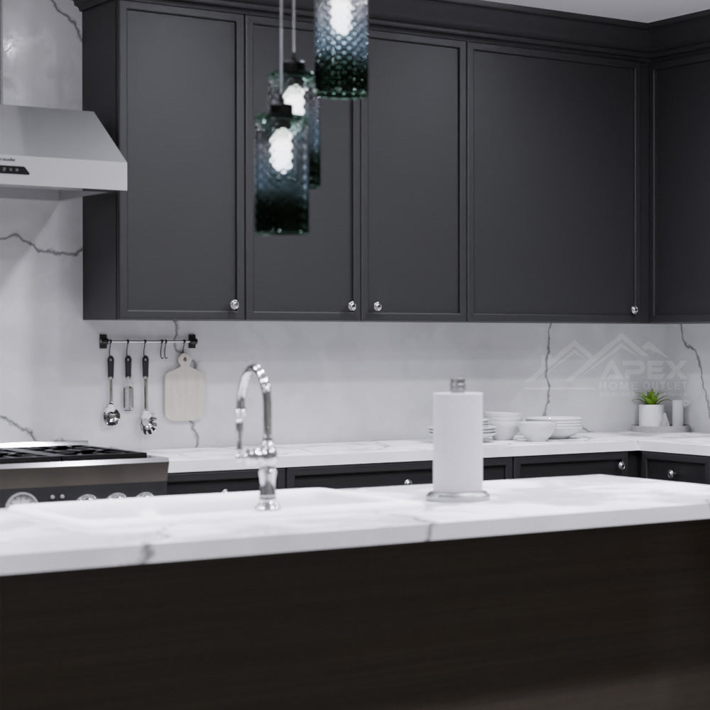 Angel Black(Slim Shaker) 10 x 10 Kitchen Combo – Apex Stone & Cabinet